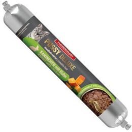 Pussy Deluxe Kaninchen mit Huhn Alleinfutter Wurst Katze 12x100g