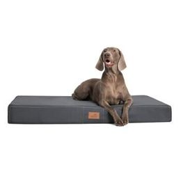 tierlando HUGO Ortho Plus - Orthop&auml;dische Hundematratze schwarz/ graphit 1,5 m, 13 cm, 1 m