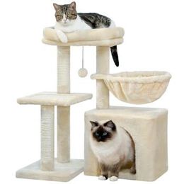 Pawz Road Kleiner Kratzbaum - 71,8 cm mit H&auml;ngematte