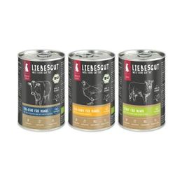 LIEBESGUT Hundefutter Friss-dich-satt Paket Adult 18 x 400 g