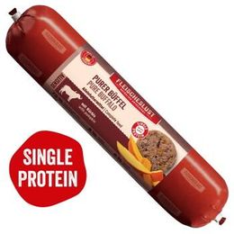 Fleischeslust Purer B&uuml;ffel Alleinfutter Wurst Hund 6x800g