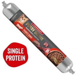 Pussy Deluxe Sensitiv Pures Rind Alleinfutter Wurst Katze 12x100g