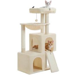 Pawz Road &ndash;Kratzbaum 104 cm&ndash;mit H&ouml;hlen beige
