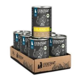 LIEBESGUT Katzenfutter Bio-Pute mit Bio-Karotte und Bio-Amaranth