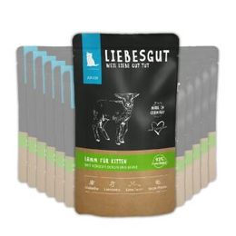 LIEBESGUT Katzenfutter Lamm mit Kokosflocken und Birne