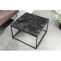 Riess Ambiente Moderner Couchtisch ARCHITECTURE 60cm graphit Metallgestell Riess-Ambiente Sofatisch Wohnzimmertisch quadratisch