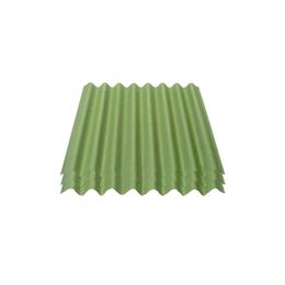 3er Pack ONDULINE&reg; Easyline&reg; Platte intensiv gr&uuml;n 1000 x 760 x 2,6 mm Profil 95/38