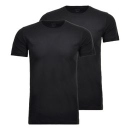 Ragman Body Fit Rundhals T-Shirt 2P Herren T-Shirt