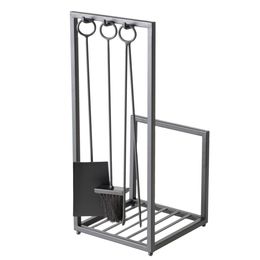 SONSTIGE Kaminholzregal-Set NIKOLA