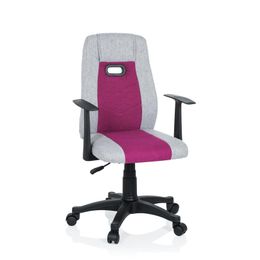 hjh OFFICE Kinderdrehstuhl KIDDY EXTRA Stoff mit Armlehnen