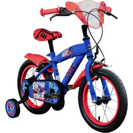 Volare Sonic Kinderfahrrad 14 Zoll Jungen M&auml;dchen 100 - 115 cm Fahrrad ab ca. 3,5 Jahre mit St&uuml;tzr&auml;der und V-Brakes