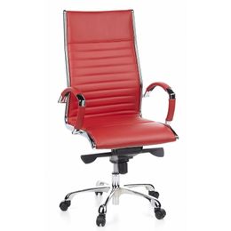 hjh OFFICE Profi Chefsessel PARMA 20 Leder mit Armlehnen