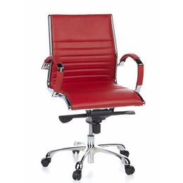 hjh OFFICE Profi Chefsessel PARMA 10 Leder mit Armlehnen