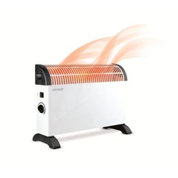 Easy Maxx EASYmaxx Heizkonvektor 2000W wei&szlig;/schwarz Basic inkl. Standfu&szlig;