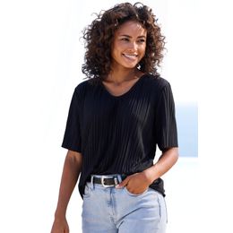 Lascana Plisseeshirt