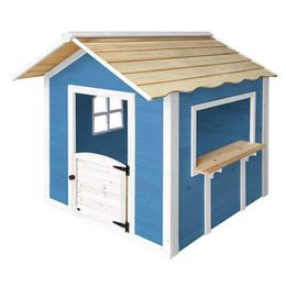 Home Deluxe Spielhaus, Blau, Holz, 118.2x132.5x111 cm, Outdoor Spielzeug, Spielh&auml;user