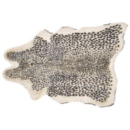 Beliani Kunstfell-Teppich, Braun, Kunststoff, Tiere, Freiform, 60x90 cm, Teppiche & B&ouml;den, Teppiche, Fellteppiche