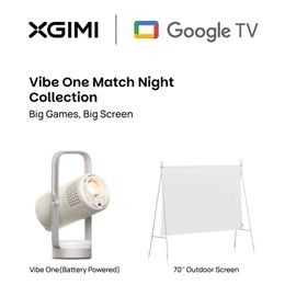 Xgimi Vibe One Outdoor Match Night Bundle LED Beamer Bundle 250 ISO Lumen