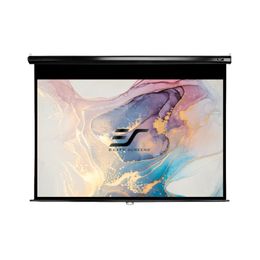 Elite Screens schwarze manuelle Leinwand 213 cm 84 Zoll