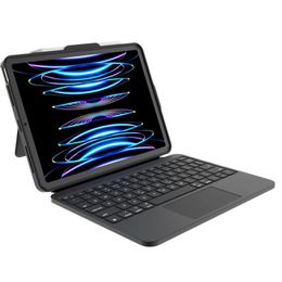 DEQSTER Prime Keyboard Tastatur-H&uuml;lle f&uuml;r iPad (A16/10. Gen) DE-QWERTZ