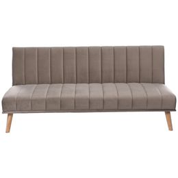 P & B Schlafsofa, Grau, Holz, Kautschukholz, massiv, 3-Sitzer, 180x81x86 cm, Liegefunktion, Kinderzimmer & Jugendzimmer, Jugendm&ouml;bel, Jugendsofas