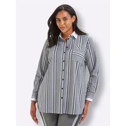 sheego Gestreifte Bluse