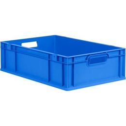 Sch&auml;fer Shop Sch&auml;fer Shop Pure Eurobox Serie Economy, Griffe offen, Kunststoff, B 600 x T 400 x H 170 mm, 34 l, blau