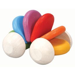 Plan Toys - Babyauto bunt, Gummibaumholz