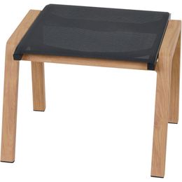 siena GARDEN Gartenhocker 'Catania' stapelbar Aluminium schwarz 51 x 44 x 57 cm