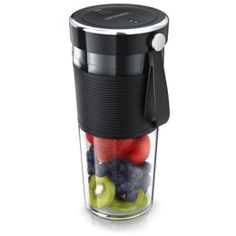 arendo Smoothie-Maker 2GO mit Akku, kompakter tragbarer Mixer, Mobiler mini Standmixer, 100 W