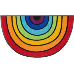 KLEEN-TEX Fu&szlig;matte ROUND RAINBOW