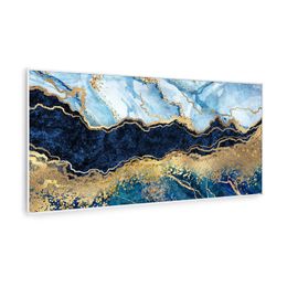 Klarstein Wonderwall Air Art Smart Infrarotheizung Blauer Marmor 120x60cm 700W 120 x 60 cm