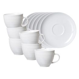 Ritzenhoff & Breker Ritzenhoff & Breker Kaffeetassen mit Untertassen Suomi 260 ml 6er Set