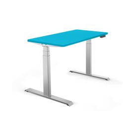 Schaff Elektrisch H&ouml;henverstellbarer Schreibtisch REC 140x60 cm Blau140x60