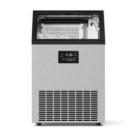 Klarstein Industrieller Eisw&uuml;rfelbereiter Glacial 45 kg mit LED-Anzeige und Sichtfenster