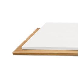 Schaff Tischplatte Eiche oder Platinwei&szlig; 120x80 cm oder 140x80 cm120x80 Wei&szlig;