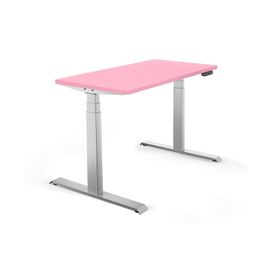 Schaff Elektrisch H&ouml;henverstellbarer Schreibtisch REC 140x60 cm Pink140x60
