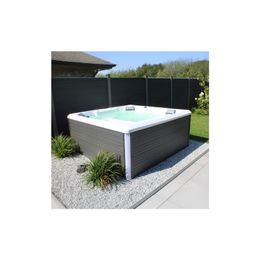 Home Deluxe Outdoor Whirlpool STREAM BIG PURE - 207 x 207 cm f&uuml;r 5 Personen