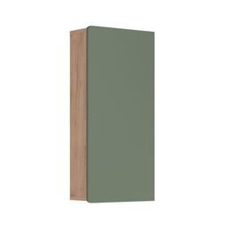 VICCO H&auml;ngeschrank, Gr&uuml;n, Eiche, Holzwerkstoff, 3 F&auml;cher, Rechteckig, 36.6x76.6x15.6 cm, Badezimmer, Badezimmerschr&auml;nke, H&auml;ngeschr&auml;nke