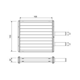 Valeo W&auml;rmetauscher, Innenraumheizung 811572 f&uuml;r KIA