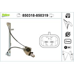 Valeo Fensterheber 850318 vorne links f&uuml;r Peugeot