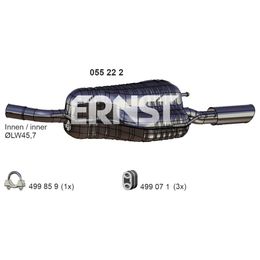 Ernst Endschalld&auml;mpfer 055222 f&uuml;r Opel GM