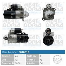 MEAT & DORIA MEAT & DORIA Starter 5010018 f&uuml;r DAF LAND ROVER