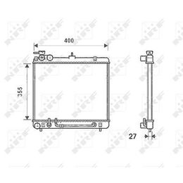 NRF K&uuml;hler, Motork&uuml;hlung EASY FIT 53256 f&uuml;r HYUNDAI