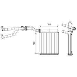 Valeo W&auml;rmetauscher, Innenraumheizung 811670 f&uuml;r Ford