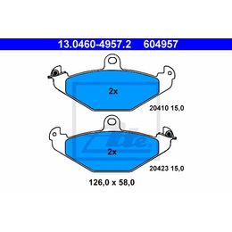 ATE Bremsensatz, Scheibenbremse Bremsensatz-Hinterachse SG00000D0T Hinterachse voll 265mm 10mm f&uuml;r RENAULT