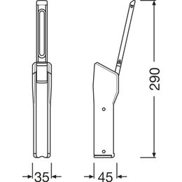 Osram Handleuchte LEDInspect SLIM500 LEDIL403