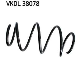SKF Fahrwerksfeder vkdl38078 Vorderachse f&uuml;r BMW
