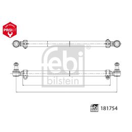 febi bilstein 181754 Vorderachse rechts f&uuml;r DAF