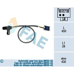 FAE Drehzahlsensor, Automatikgetriebe 79126 f&uuml;r Volvo